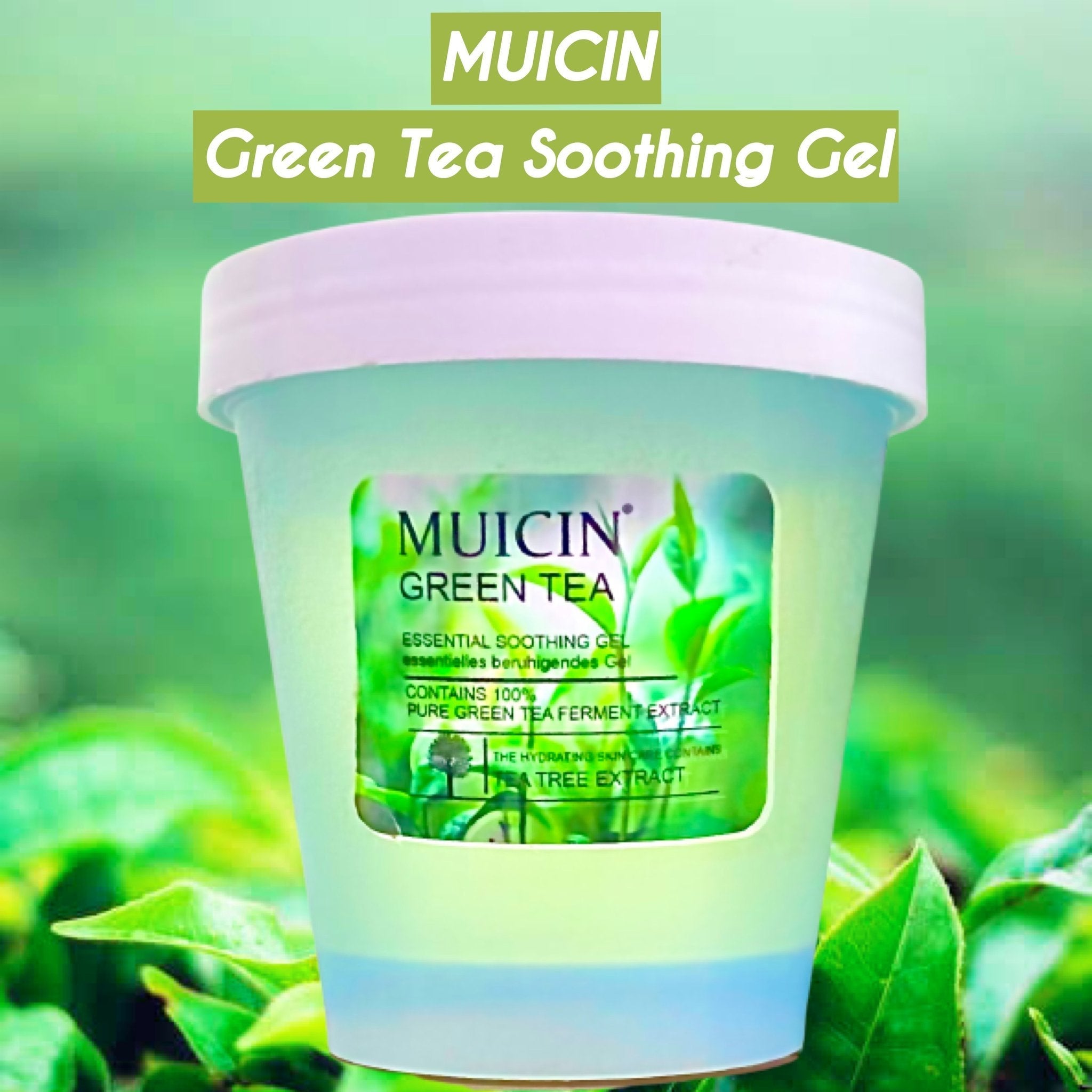 MUICIN - Soothing Green Tea Gel - Calm & Refresh With Antioxidant Powe ...