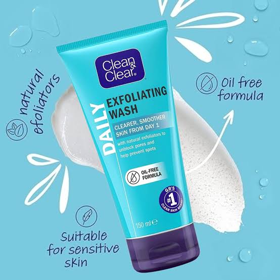 CLEAN CLEAR EXFOLIATING DAILY WASH 150ML Spireclick
